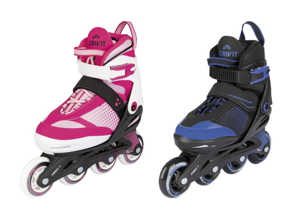 CRIVIT Kinder-Inlineskates Test - Eislaufen 100